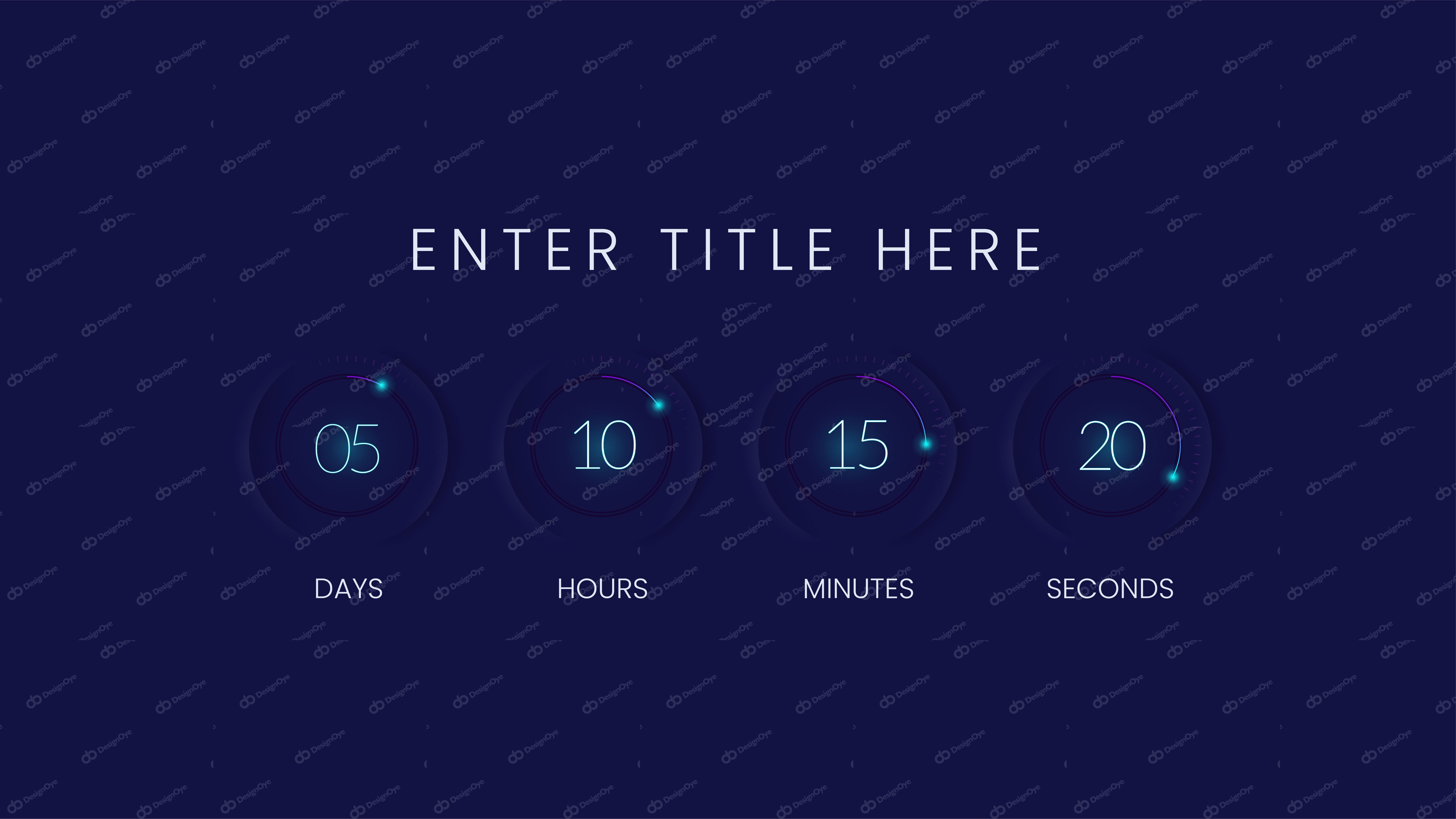 DesignOye Marketplace Vectors PSD PNG Downloads Countdown Timer